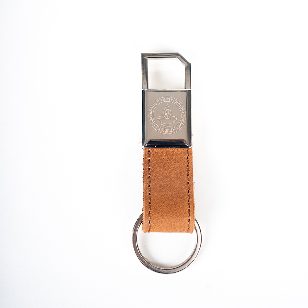 Keychain Leather Brown