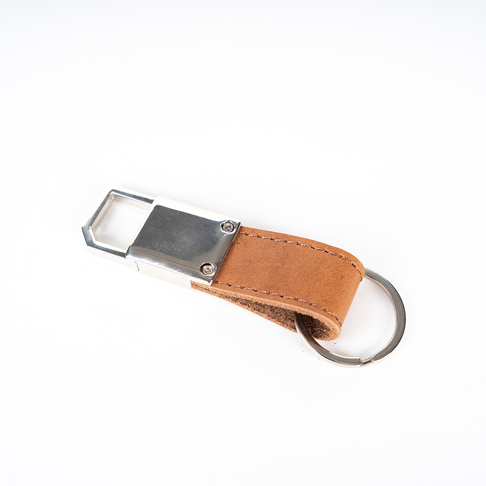 Keychain Leather Brown