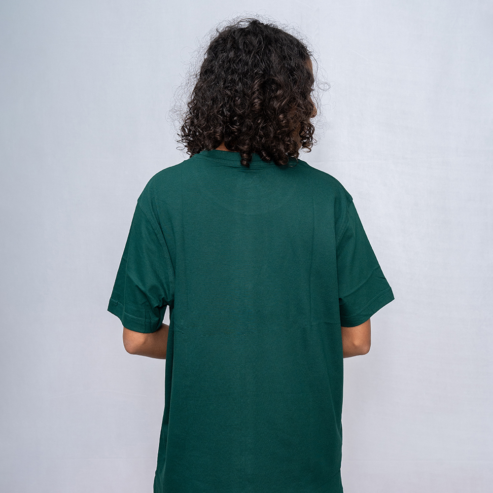 Round Neck Dark Green